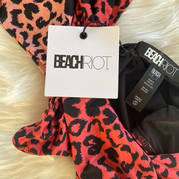 Beach Riot | Swim | Beachriot One Piece Leopard Swim | Poshmark